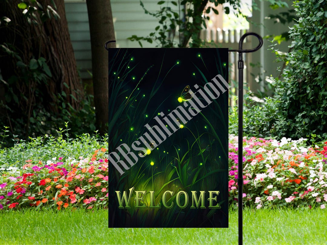 Fireflies - Garden Flag 12"x 18" - Sublimation Garden Flag Design - PNG ...