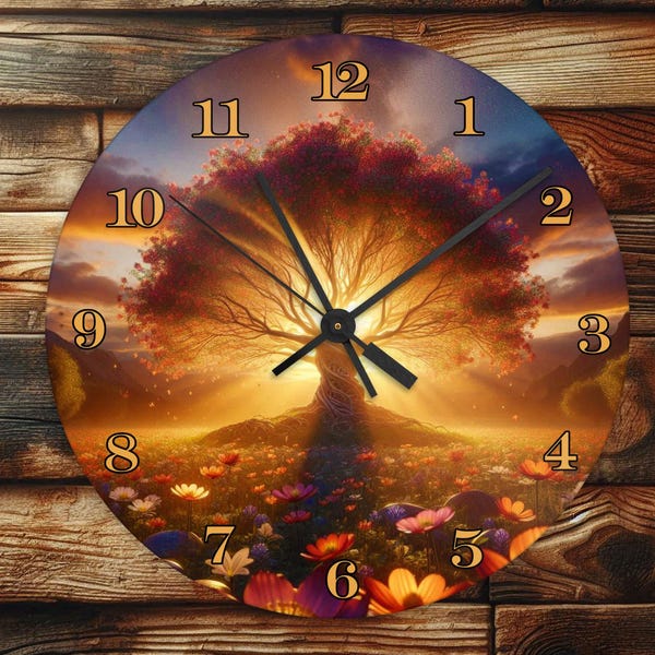Tree Clock - Etsy