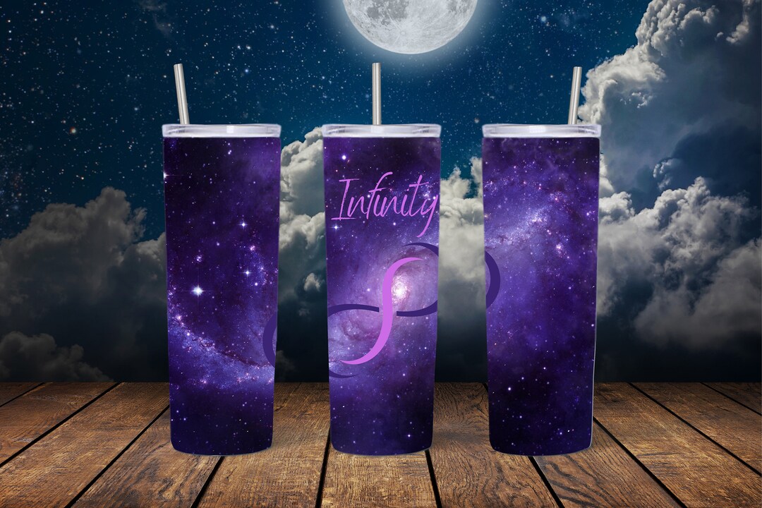 Infinity Sublimation Design Straight Tumbler PNG Design- 20oz Skinny ...
