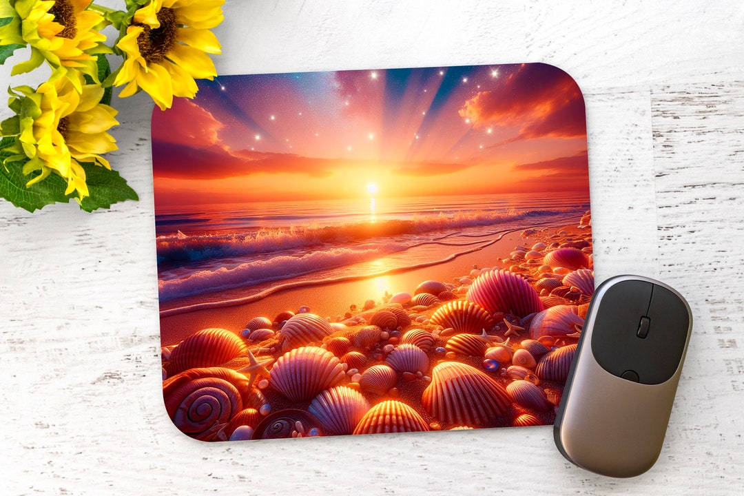 Sublimation Mouse Pad - Sunset Beach - Rectangle Mouse Pad - PNG Design ...