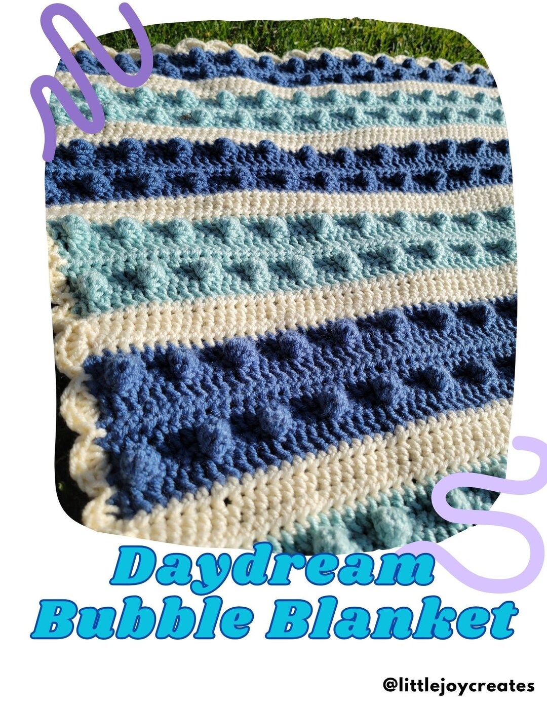 Daydream Bubble Blanket Crochet Pattern - Etsy