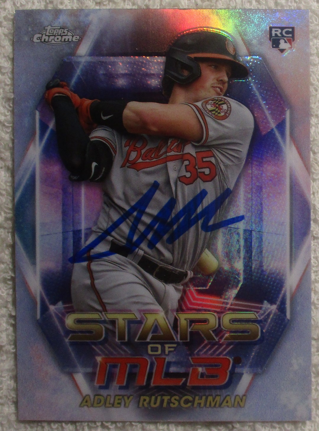 Adley Rutschman Rookie Stars of MLB Autographed Card Orioles No COA - Etsy