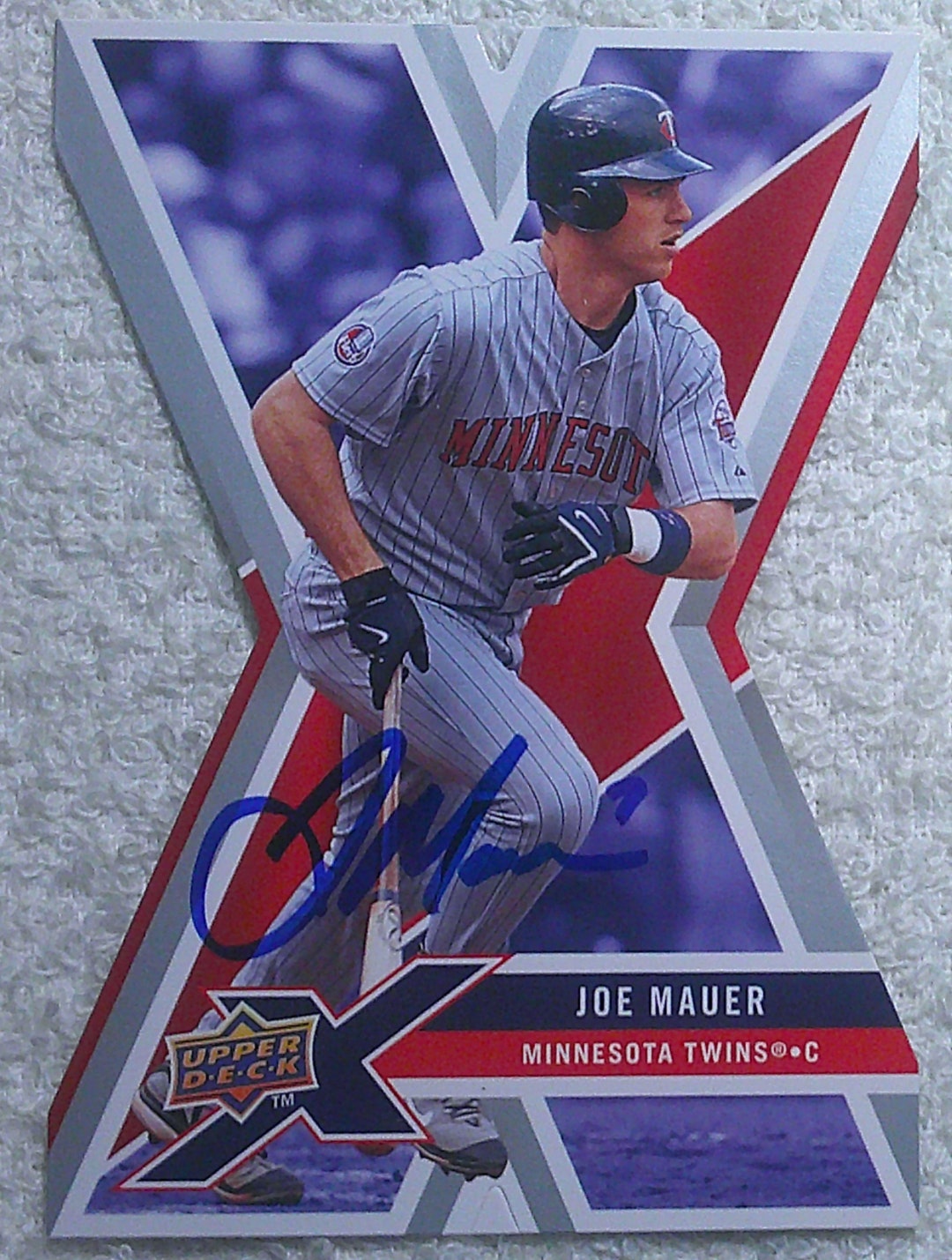 Joe Mauer Autographed Card Twins No COA - Etsy
