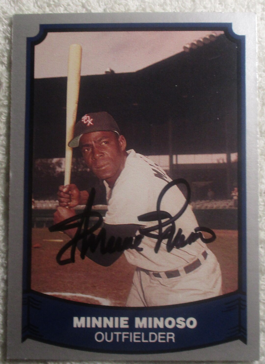 Minnie Minoso Legends Autographed Card White Sox No COA - Etsy