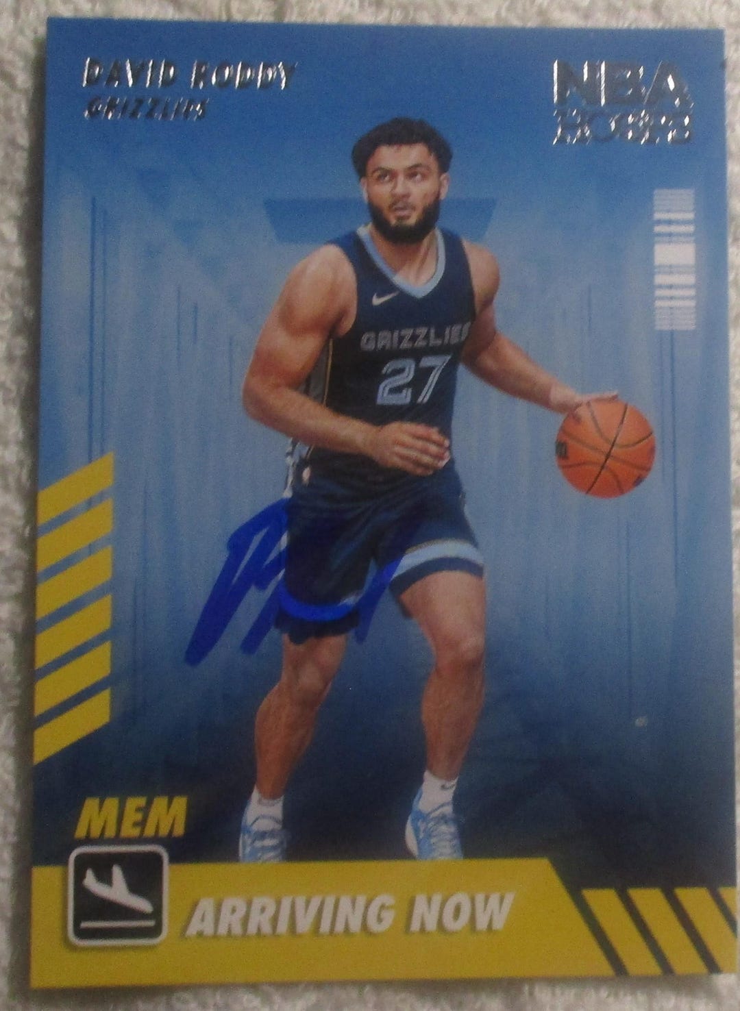 David Roddy Rookie Arriving Now Autographed Card Grizzlies No COA - Etsy