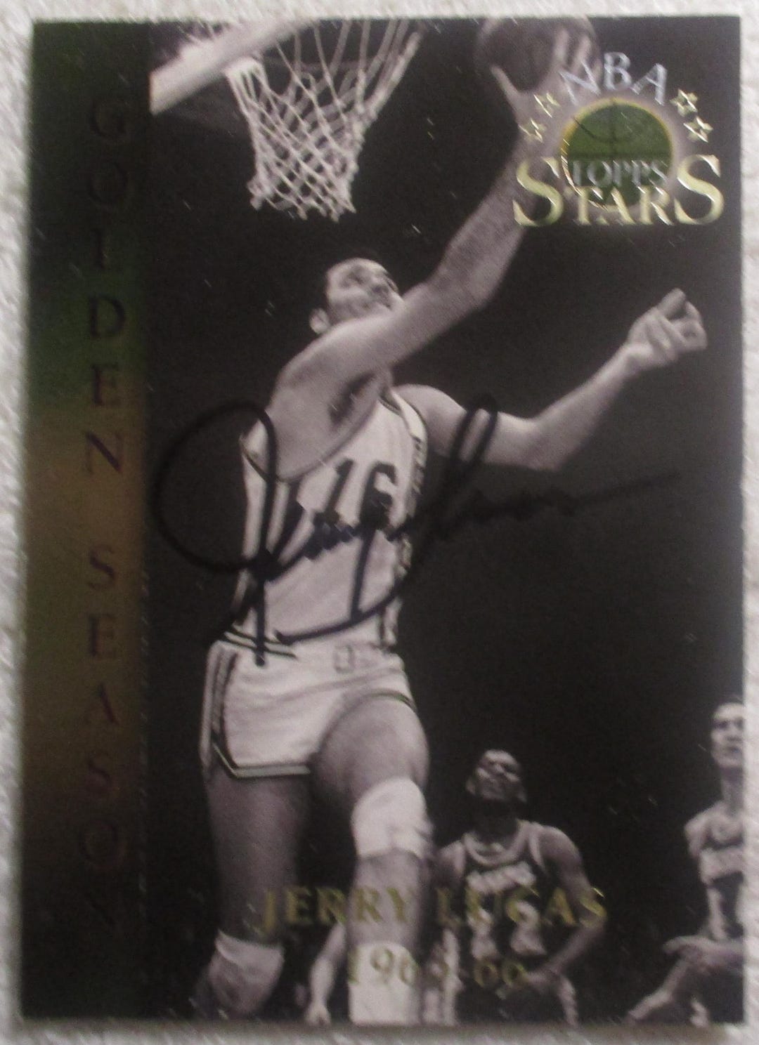 Jerry Lucas NBA Stars Autographed Card No COA - Etsy