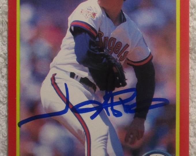 Jim Abbott Autographed Card Angels No COA - Etsy