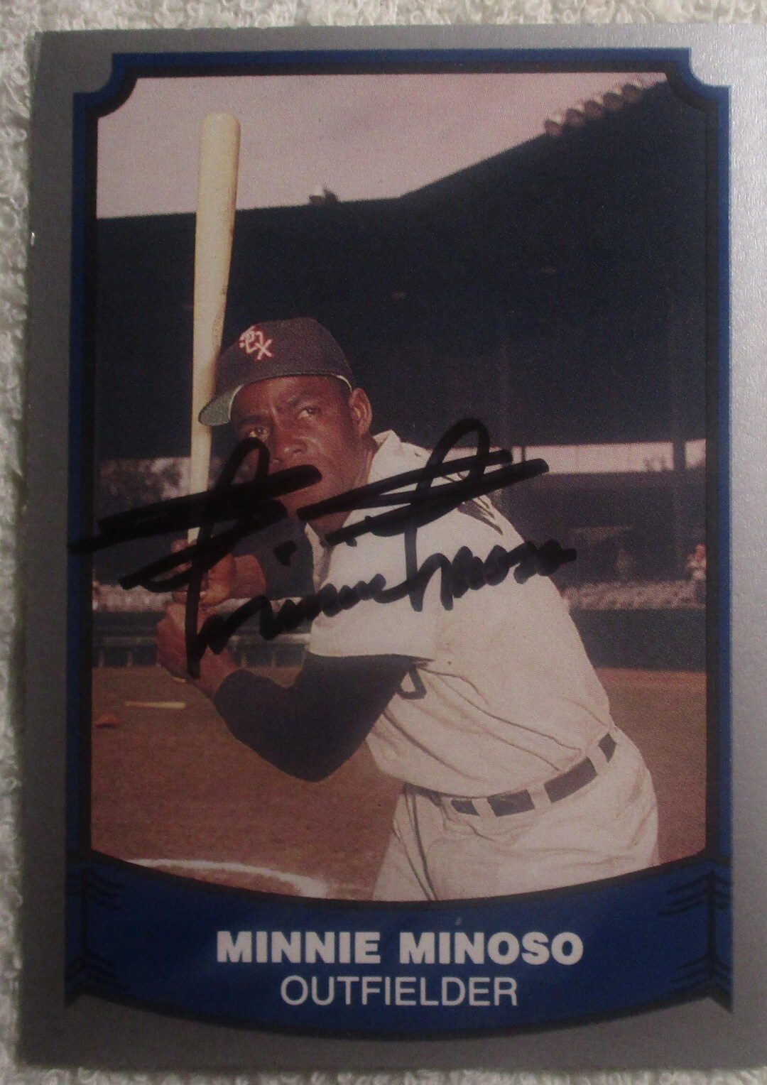 Minnie Minoso Legends Autographed Card White Sox No COA - Etsy