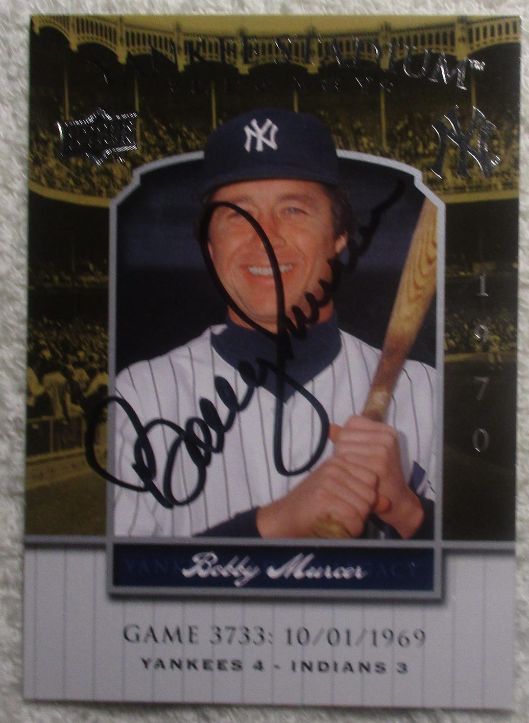 Bobby Murcer Yankee Legacy Autographed Card Yankees No COA - Etsy