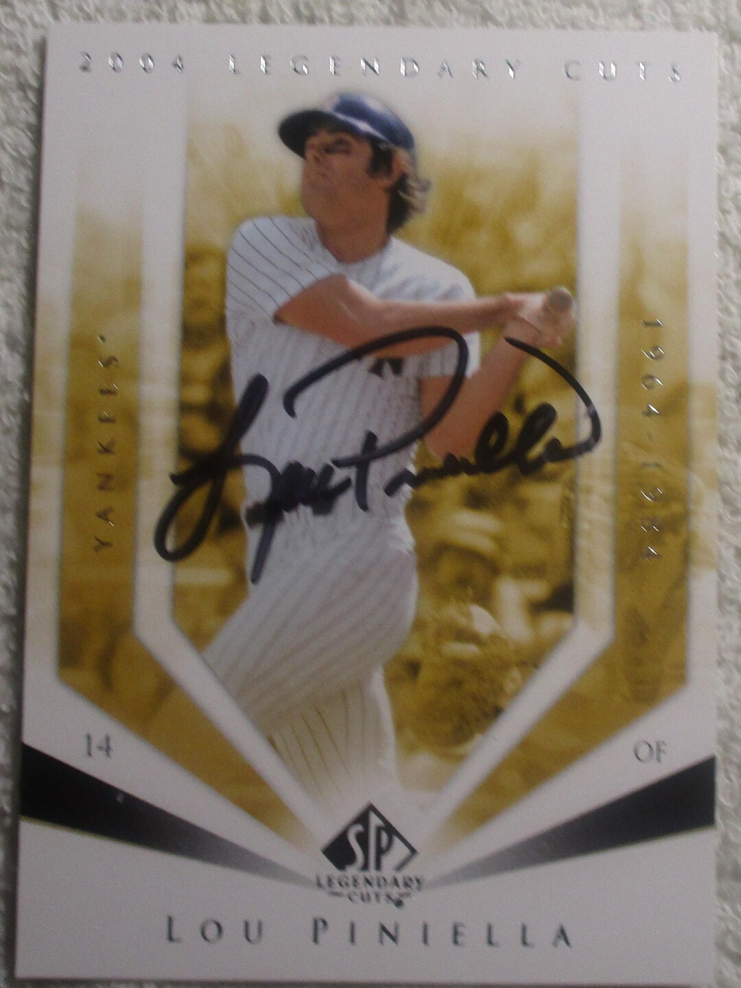 Lou Piniella Legendary Cuts Autographed Card Yankees No COA - Etsy