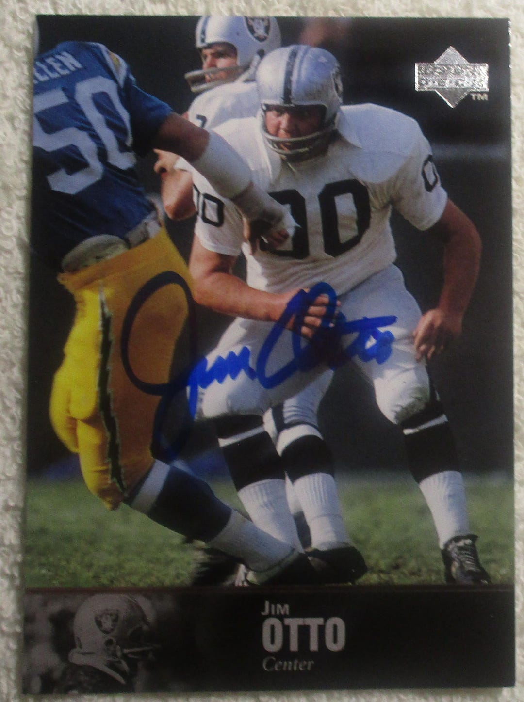 Jim Otto Highlights Autographed Card Raiders No COA - Etsy