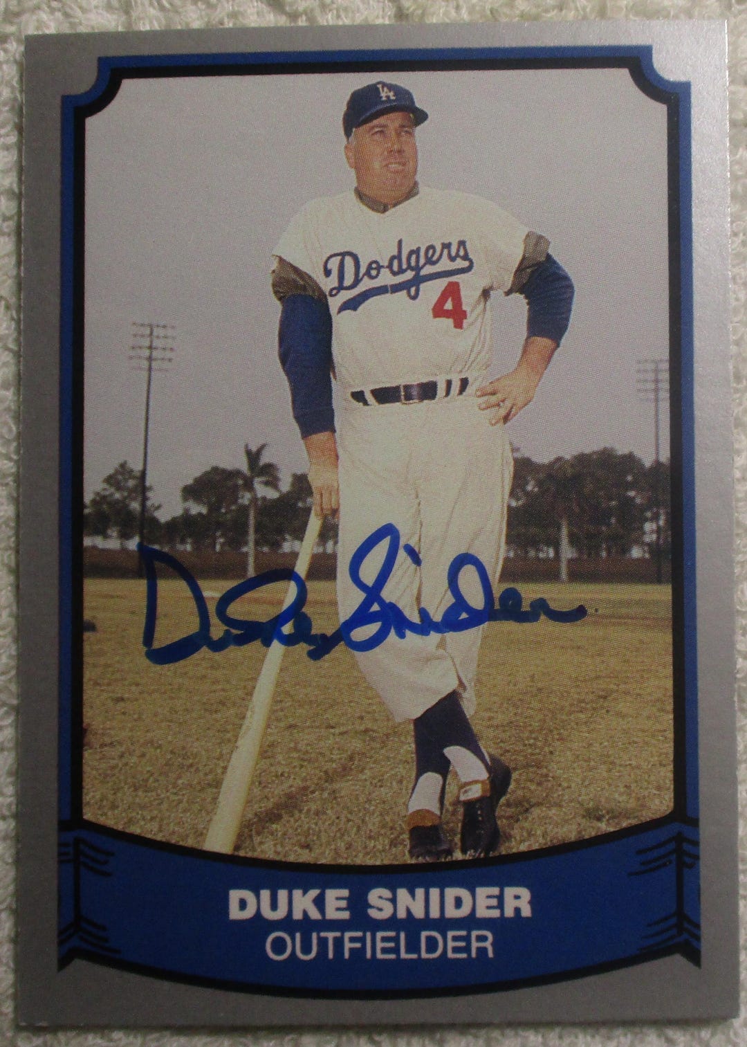 Duke Snider Legends Autographed Card Dodgers No COA - Etsy