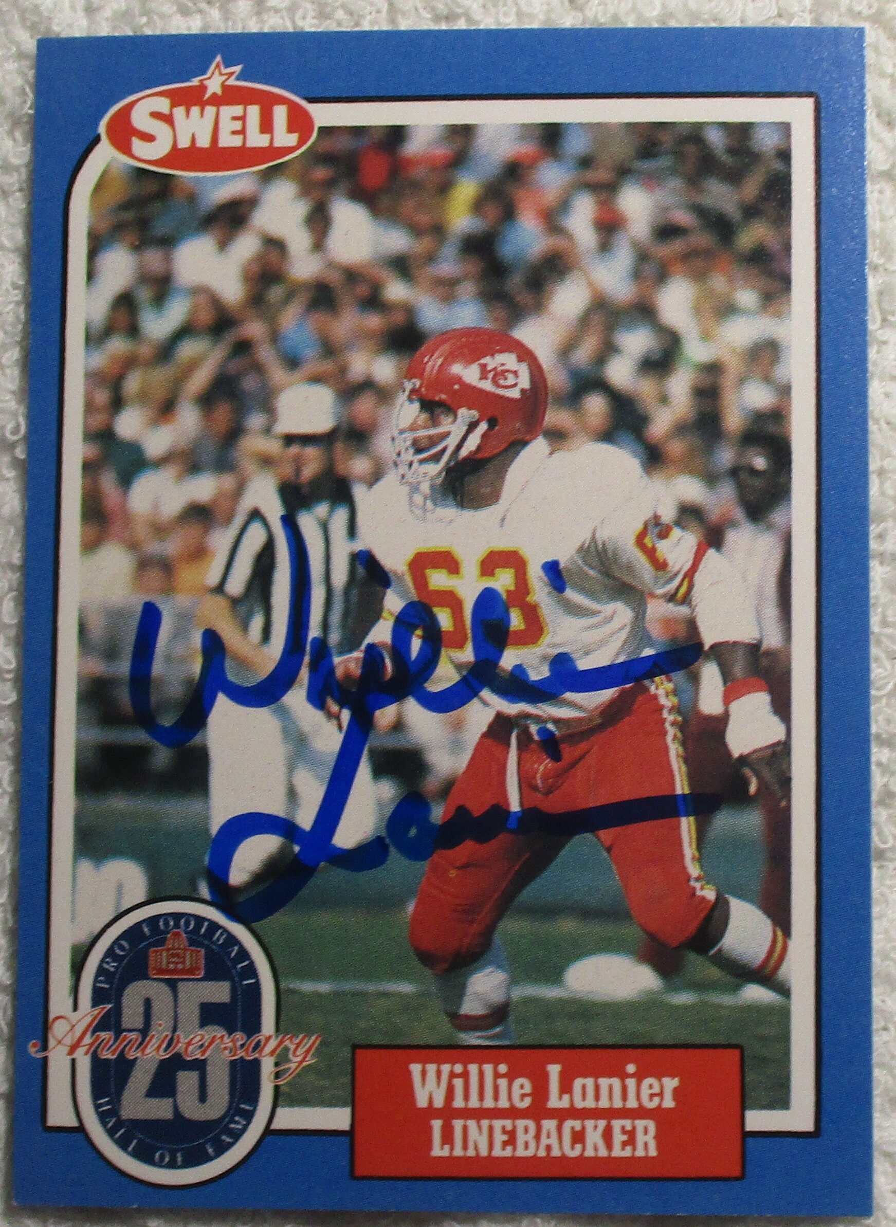 Willie Lanier Helmet