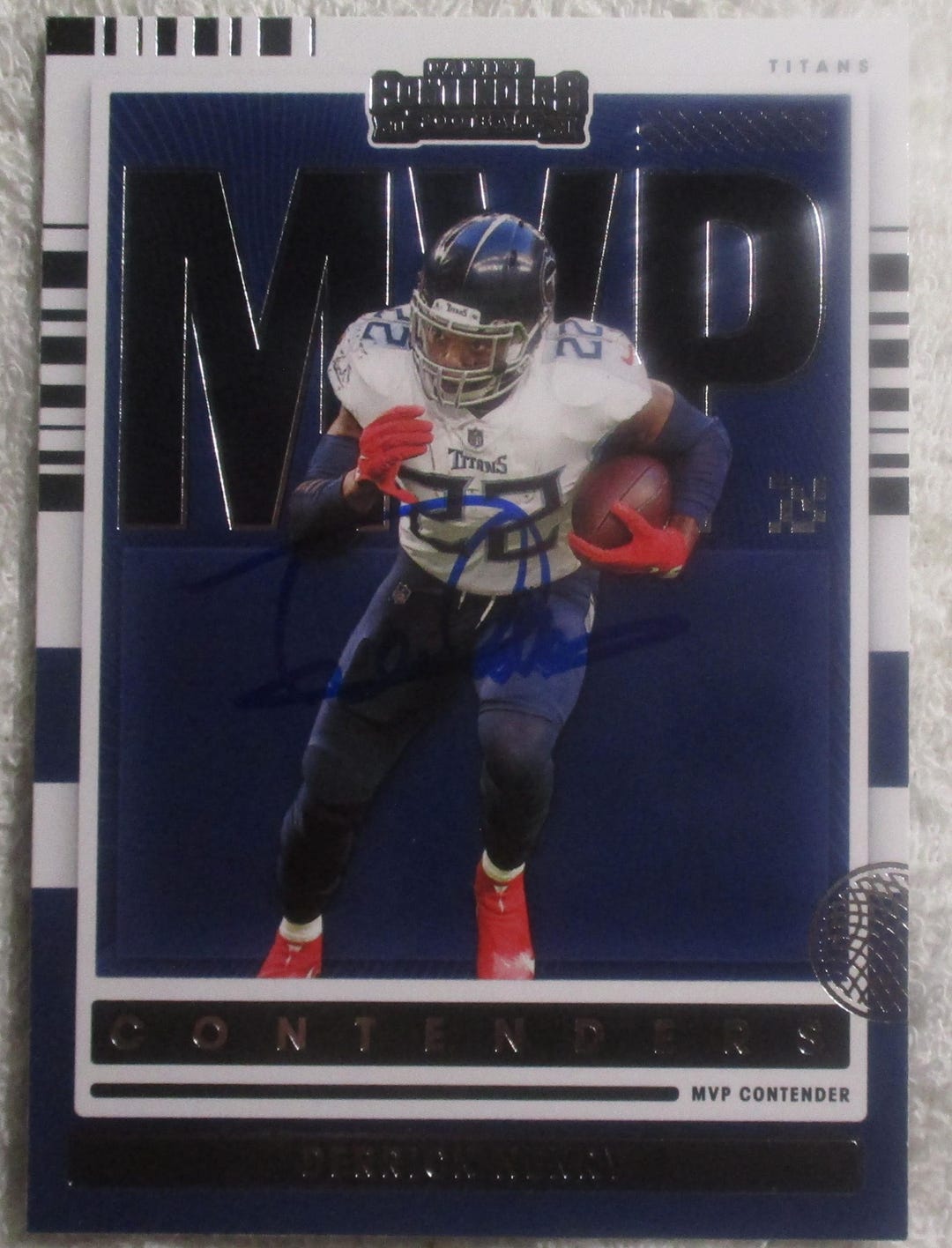 Derrick Henry MVP Contenders Autographed Card Titans No COA - Etsy