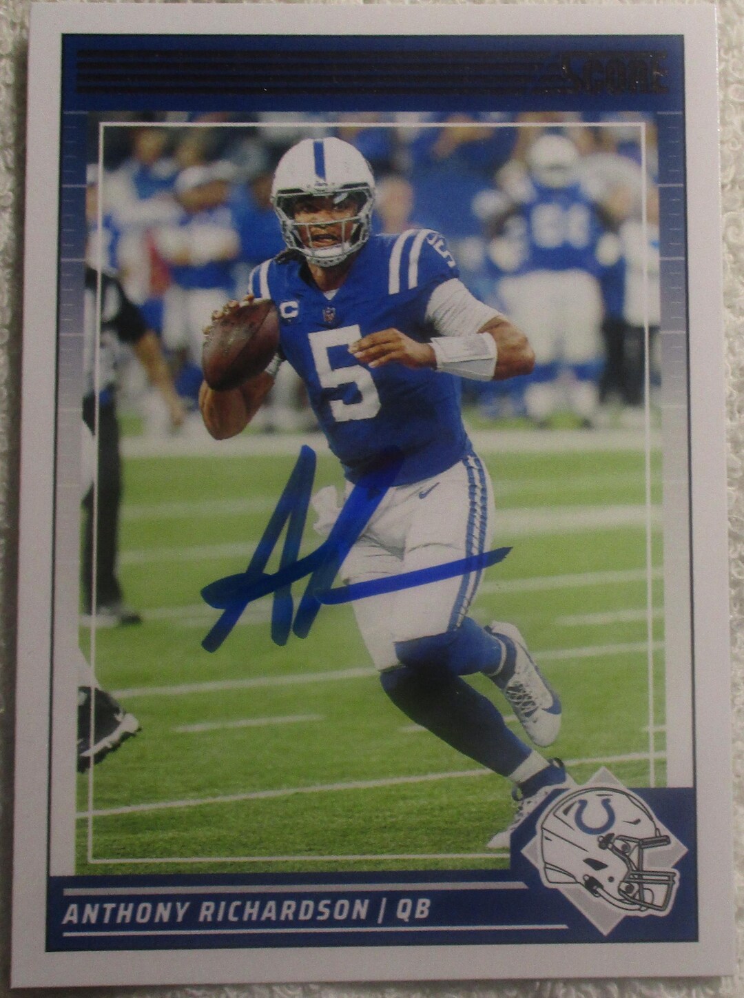 Anthony Richardson Autographed Card Colts No COA - Etsy