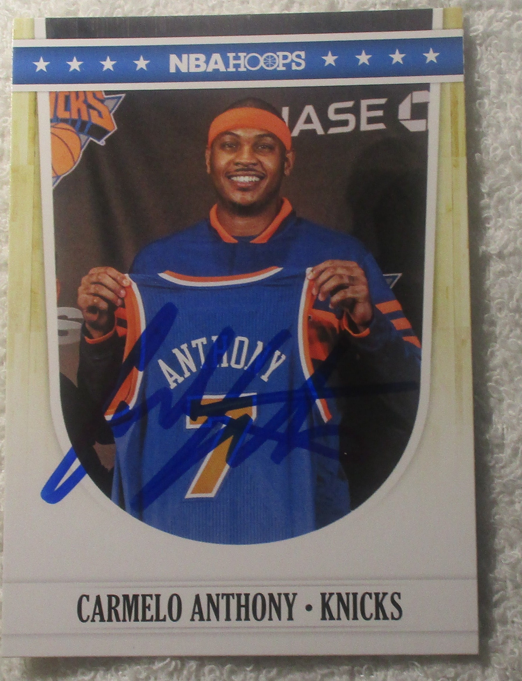 Carmelo Anthony Autograph