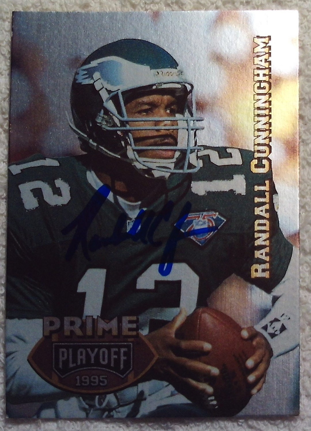 Randall Cunningham Autographed Card Eagles No COA - Etsy