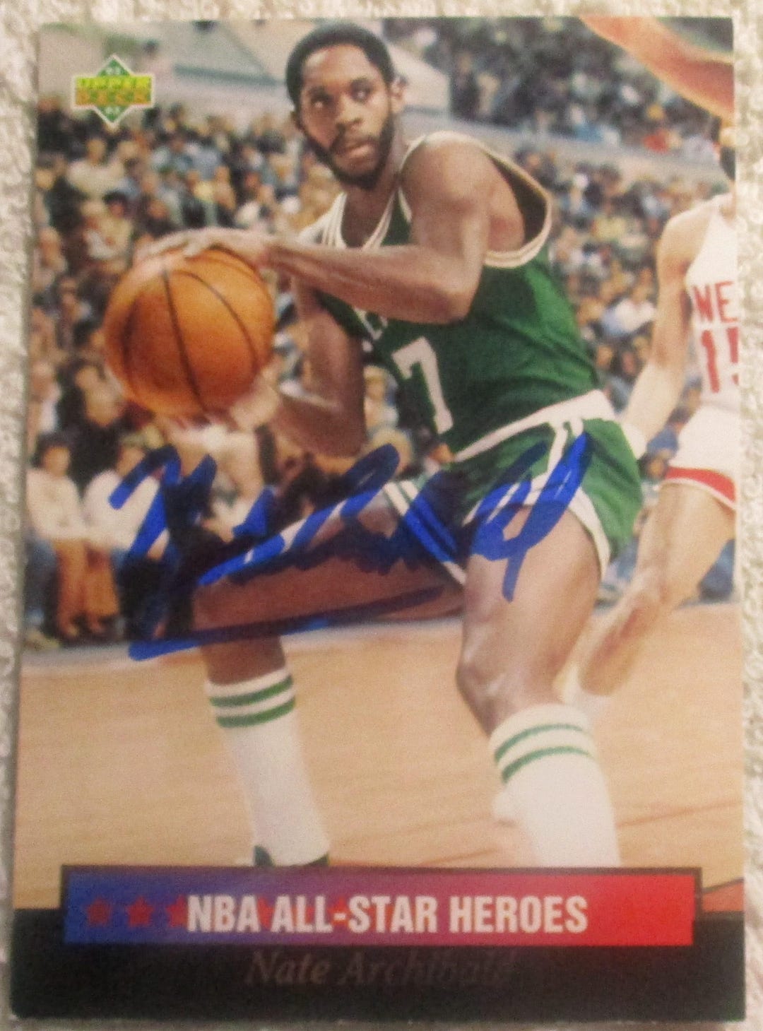 Nate Archibald All-star Heroes Autographed Card Celtics No COA - Etsy