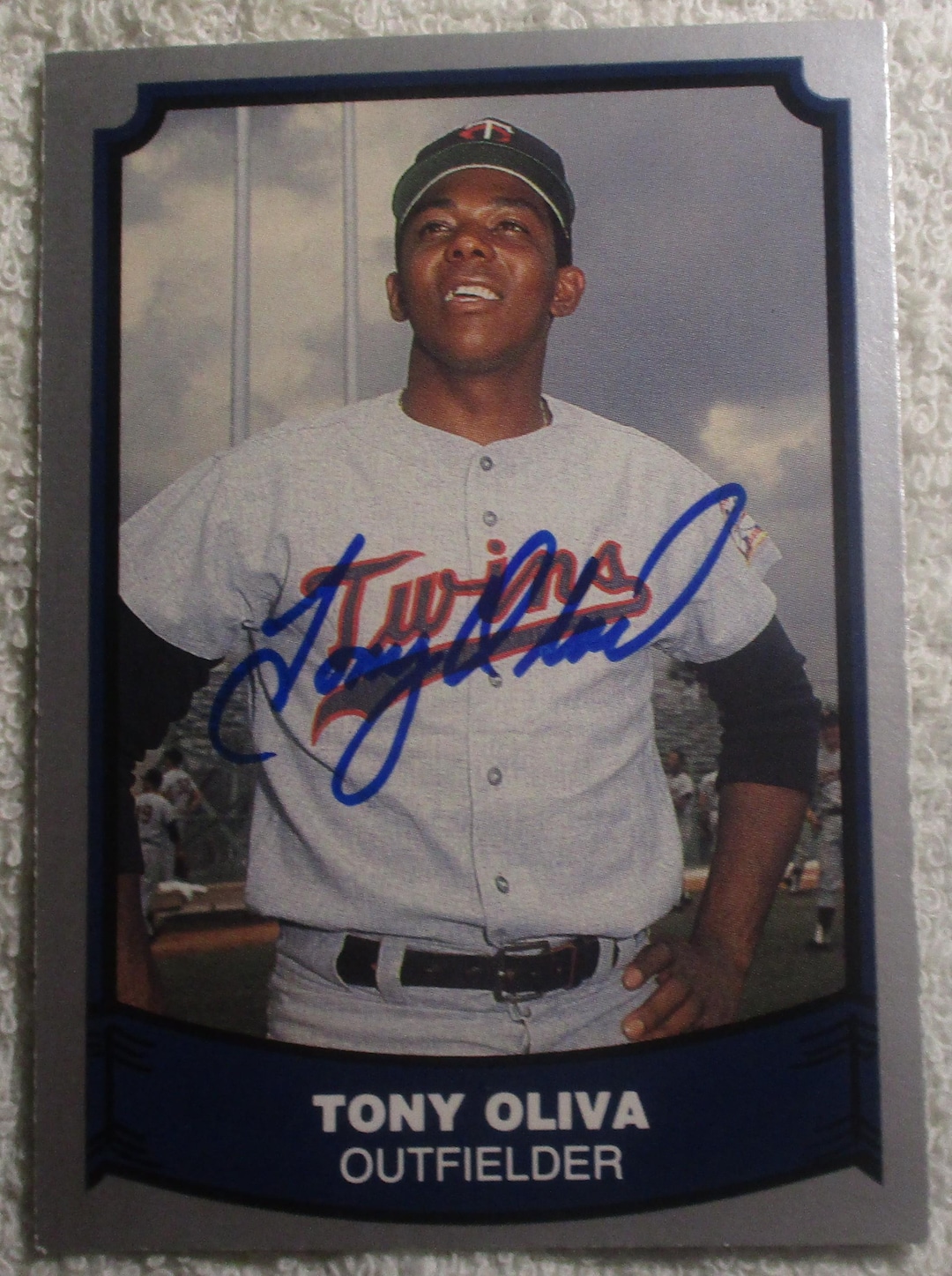Tony Oliva Legends Autographed Card Twins No COA - Etsy