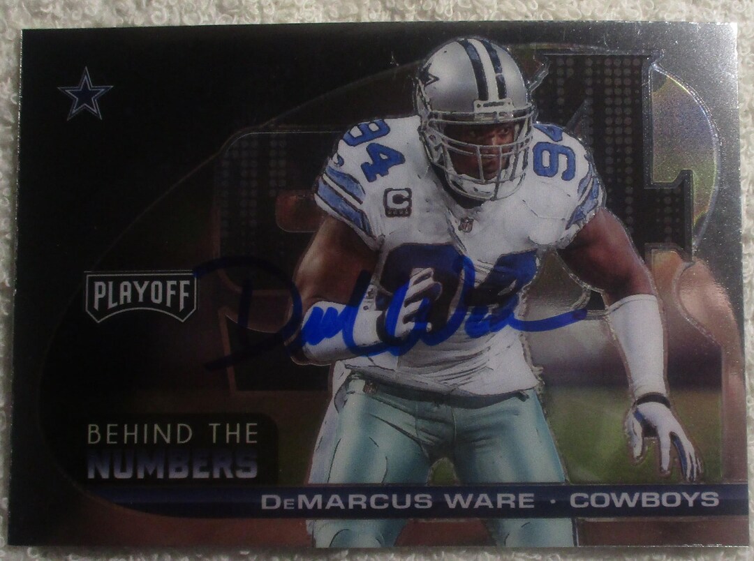 Demarcus Ware Behind the Numbers Autographed Card Cowboys No COA - Etsy