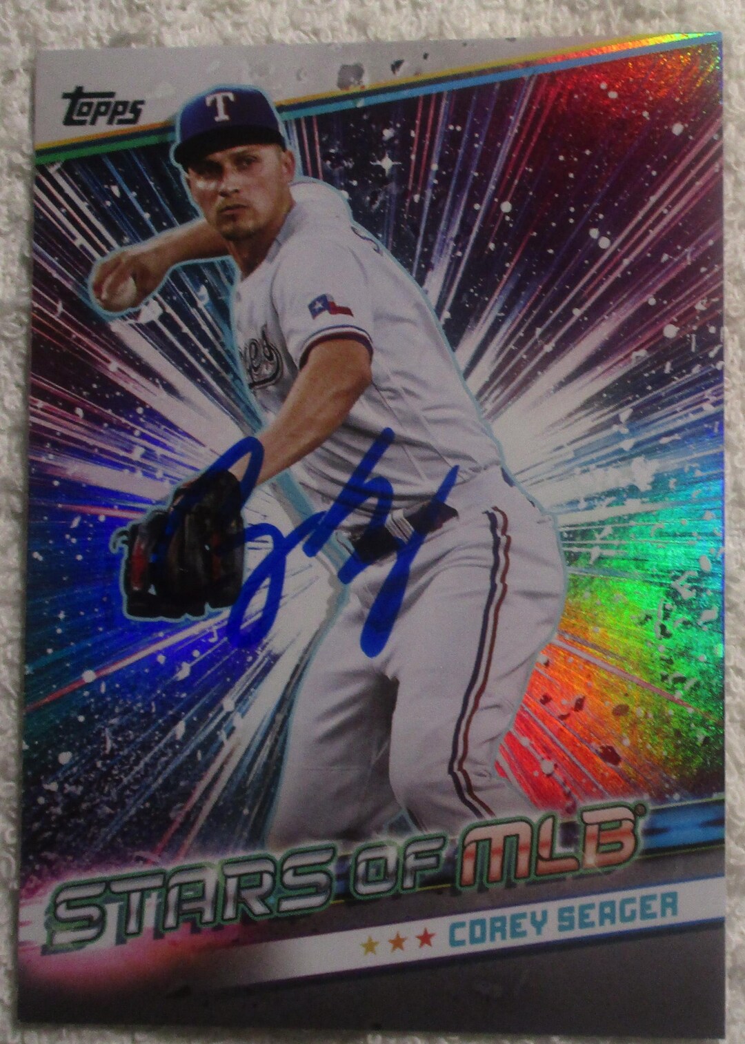 Corey Seager Stars of MLB Autographed Card Rangers No COA - Etsy