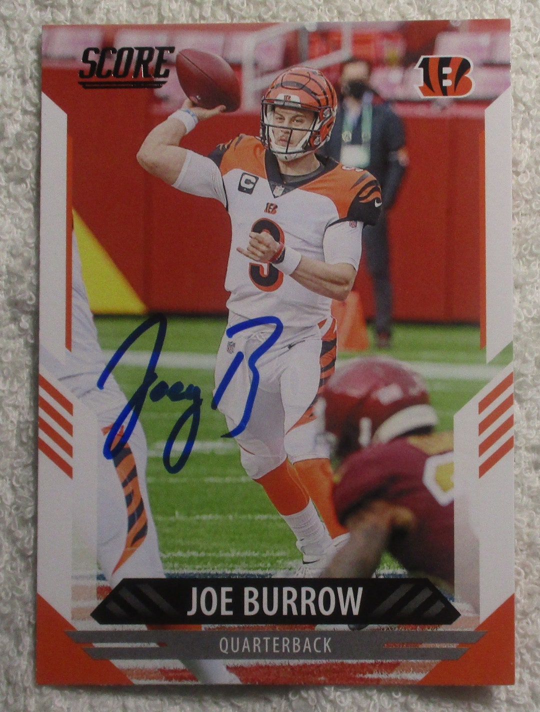 Joe Burrow Autographed Card Bengals No COA - Etsy