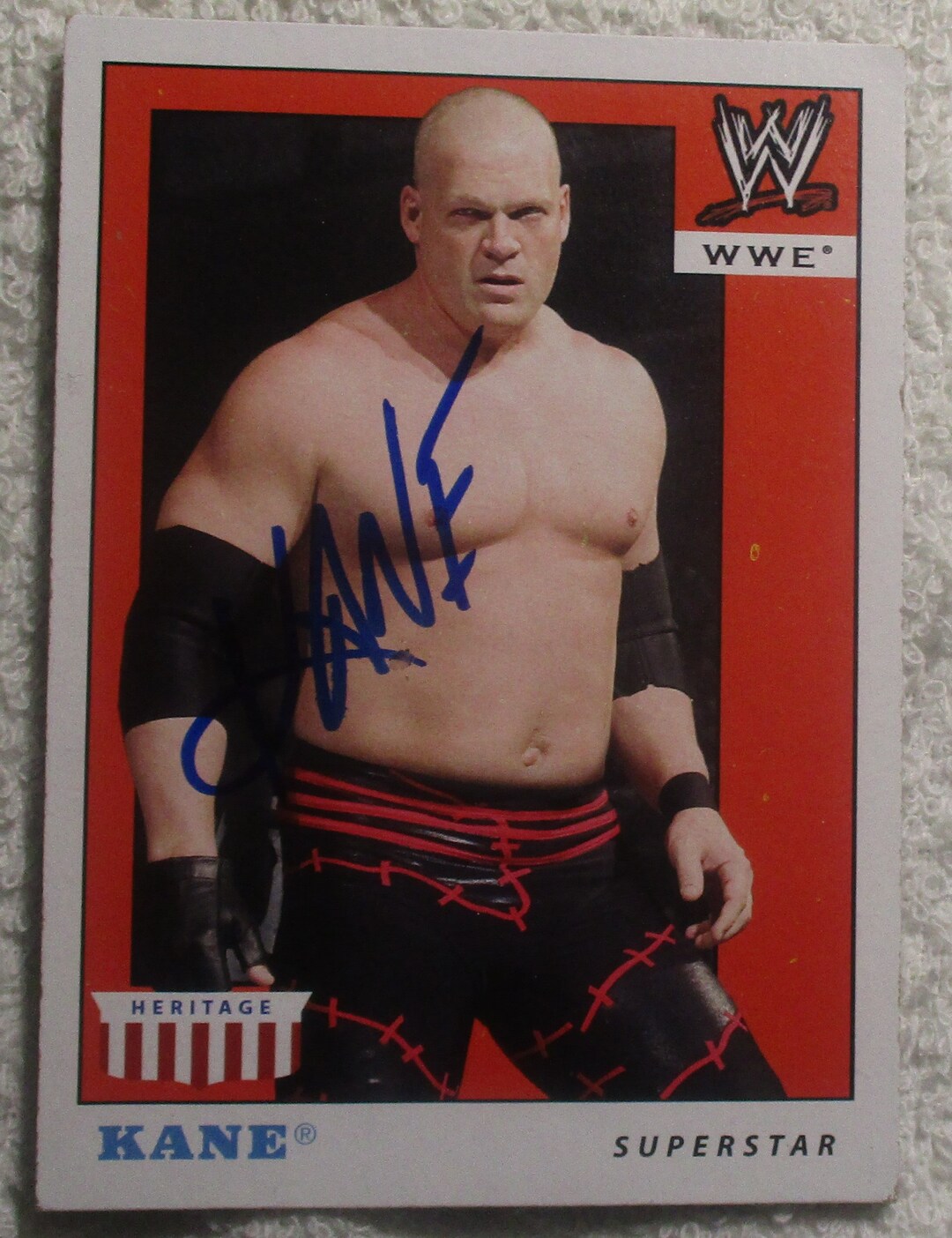 Kane Legends Autographed Card WWE No COA - Etsy
