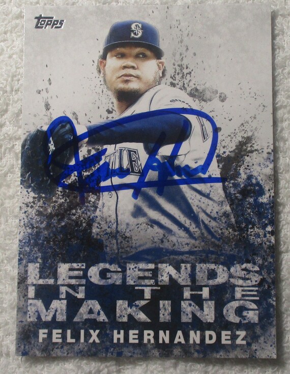 Felix Hernandez Legends Making Autographed Card Mariners No - Etsy
