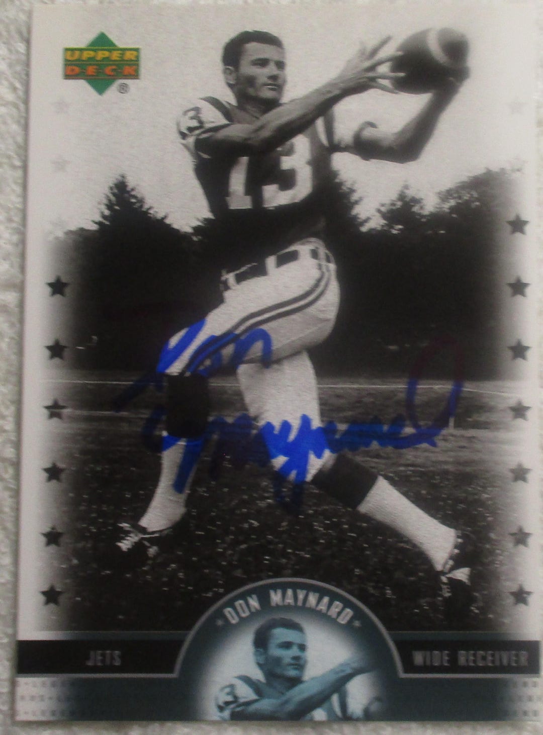 Don Maynard Legends Autographed Card Jets No COA - Etsy