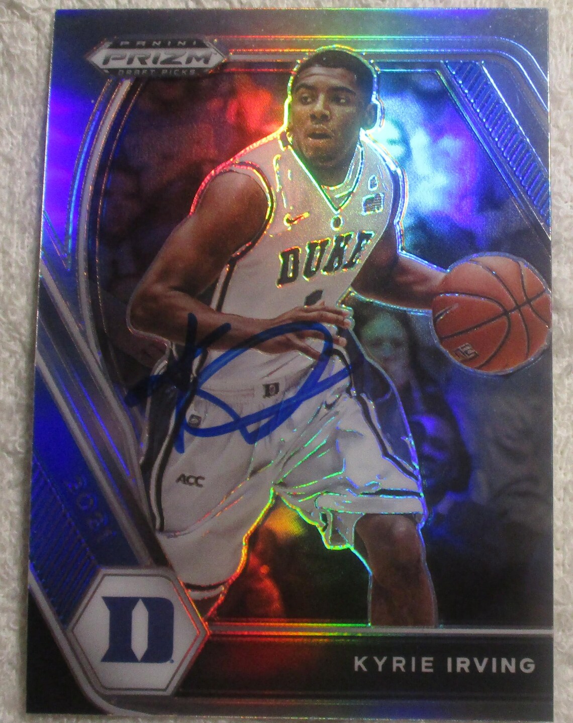 Kyrie Irving Autographed Card Nets No COA - Etsy