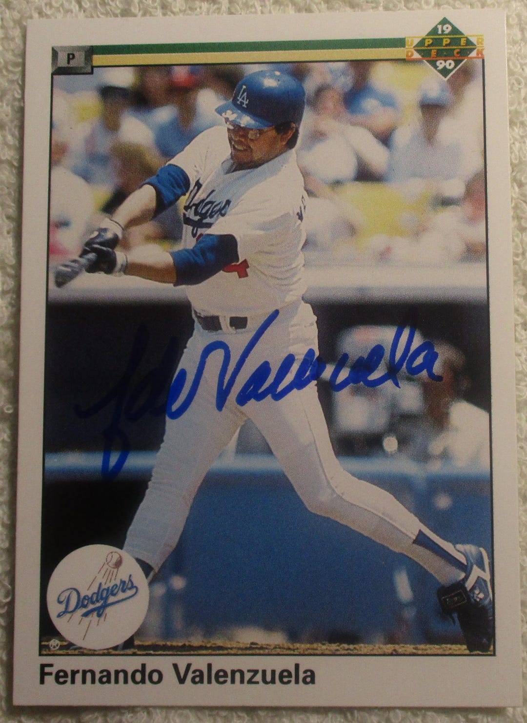 Fernando Valenzuela Autographed Card Dodgers No COA - Etsy