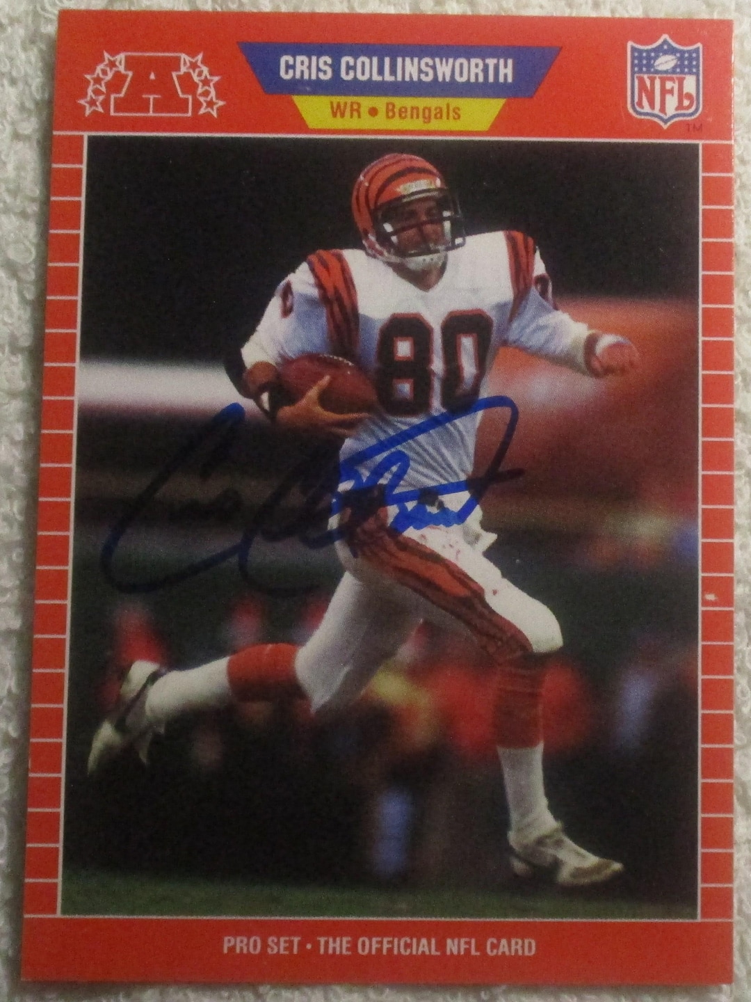 Cris Collinsworth Autographed Card Bengals No COA - Etsy