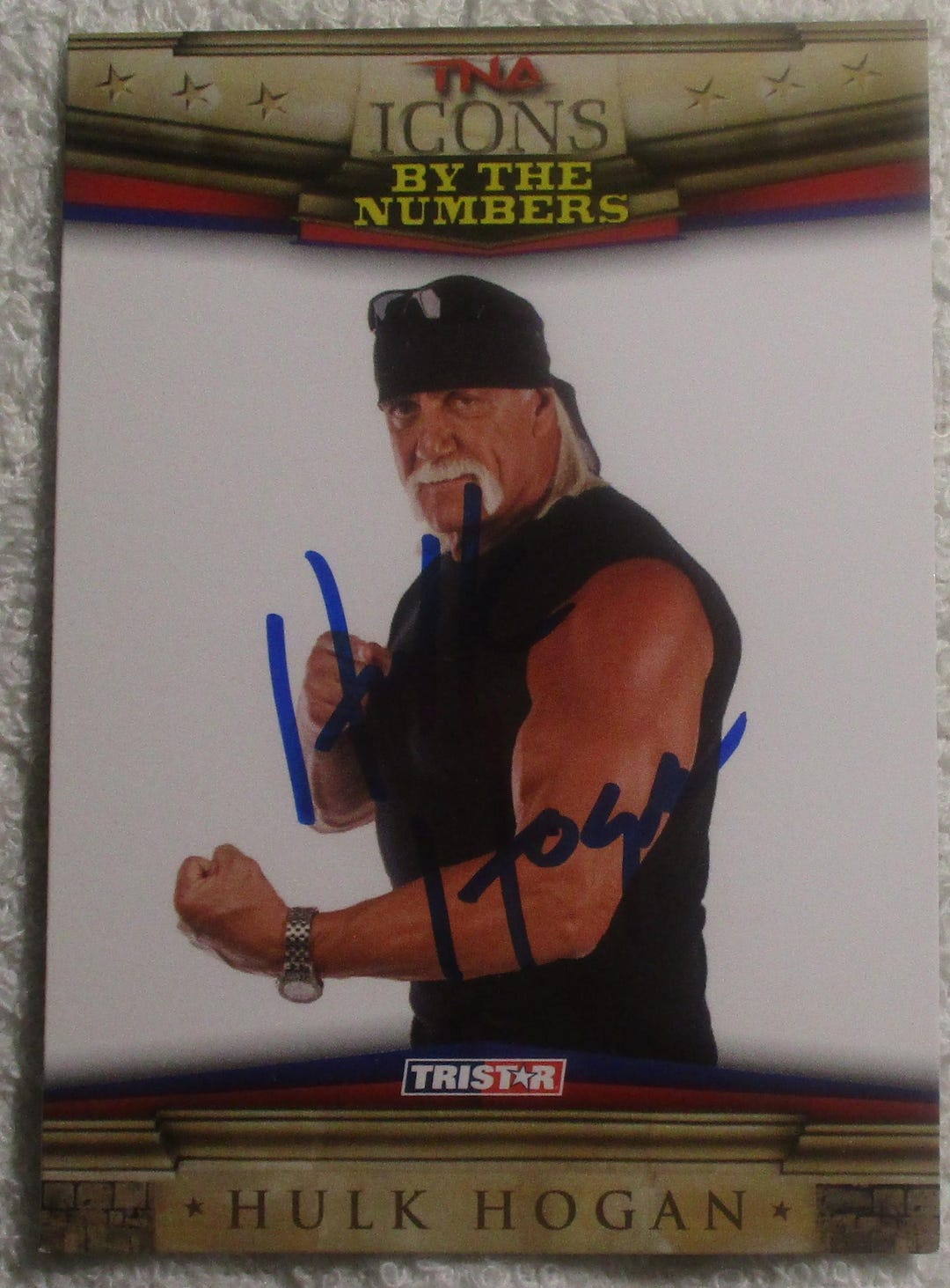 Hulk Hogan Icons Autographed Card TNA No COA - Etsy