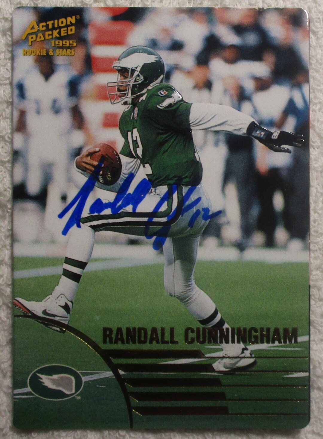 Randall Cunningham Autographed Card Eagles No COA - Etsy