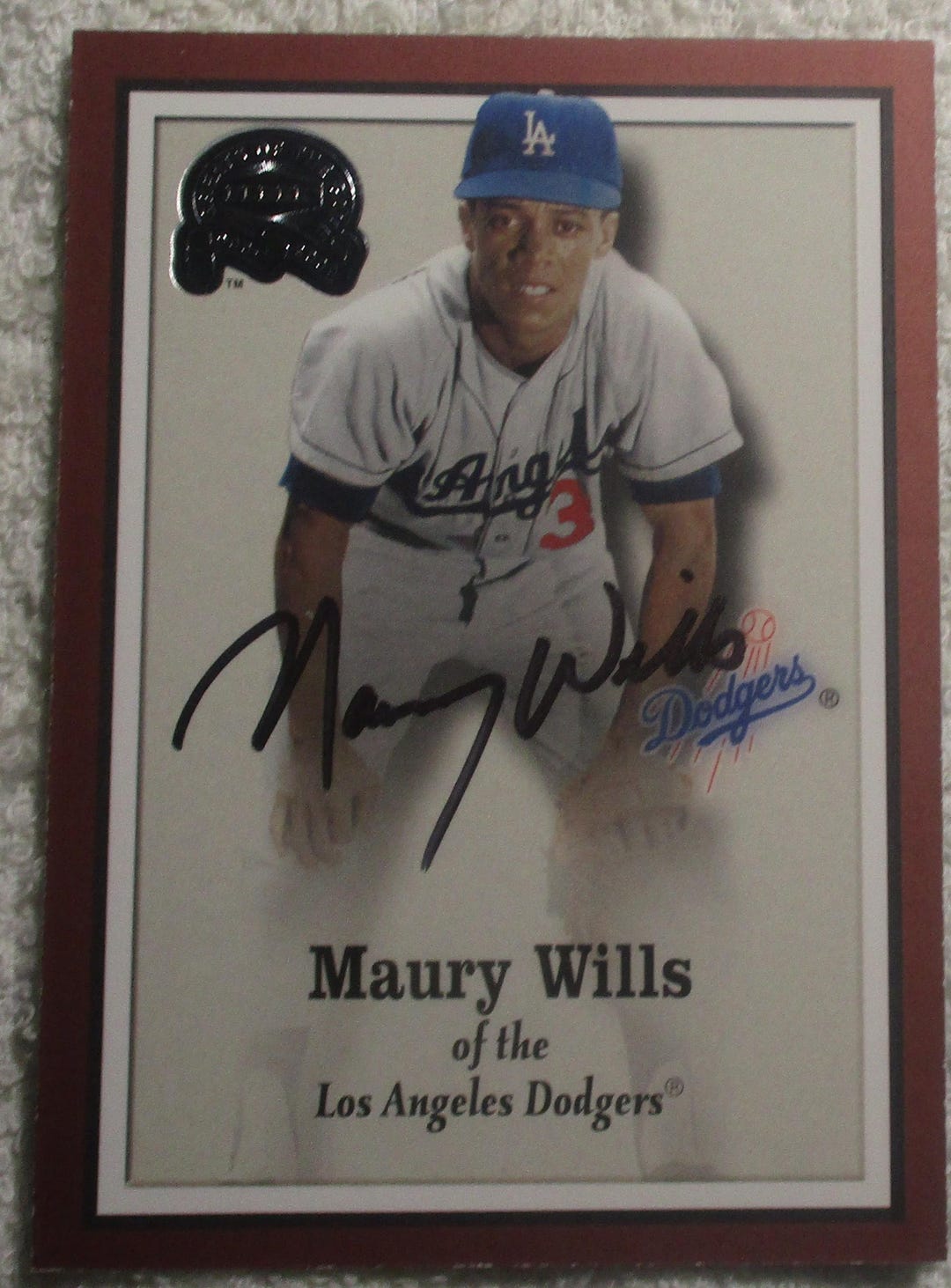 Maury Wills Greats Game Autographed Card Dodgers No COA - Etsy