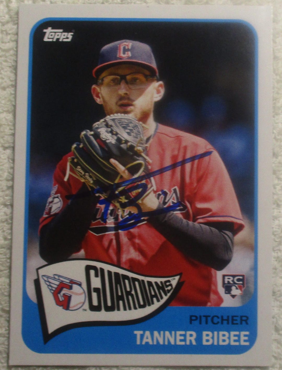 Tanner Bibee Rookie Autographed Card Guardians No COA - Etsy