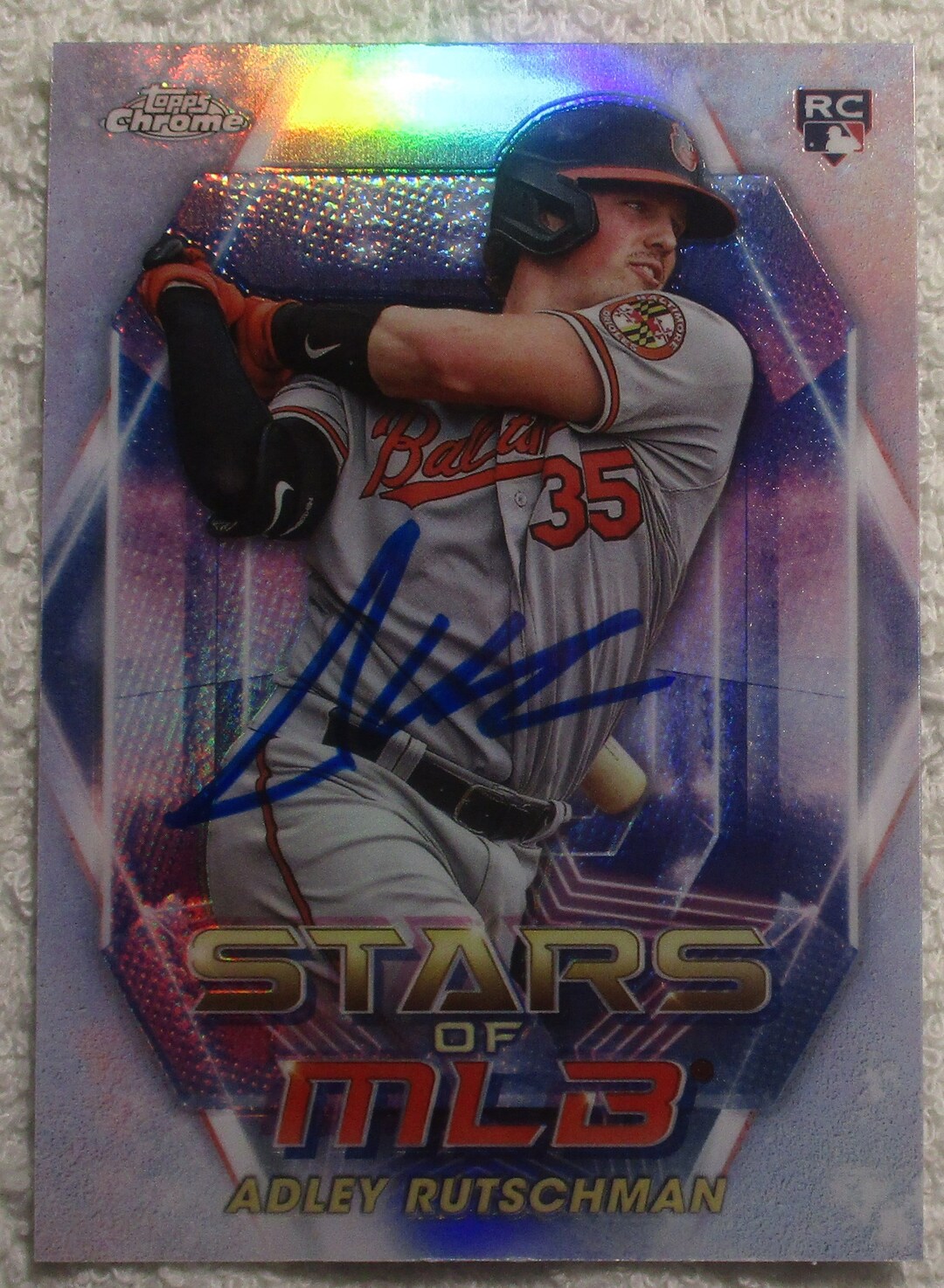 Adley Rutschman Rookie Stars of MLB Autographed Card Orioles No COA - Etsy