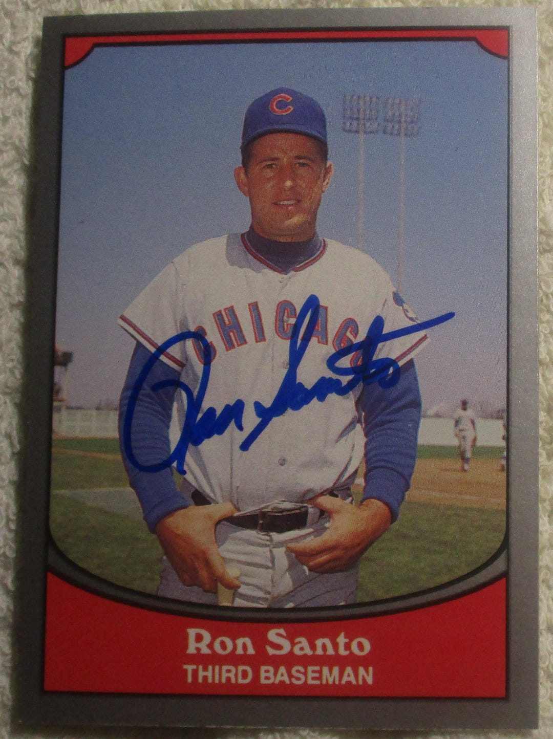 Ron Santo Legends Autographed Card Cubs No COA - Etsy