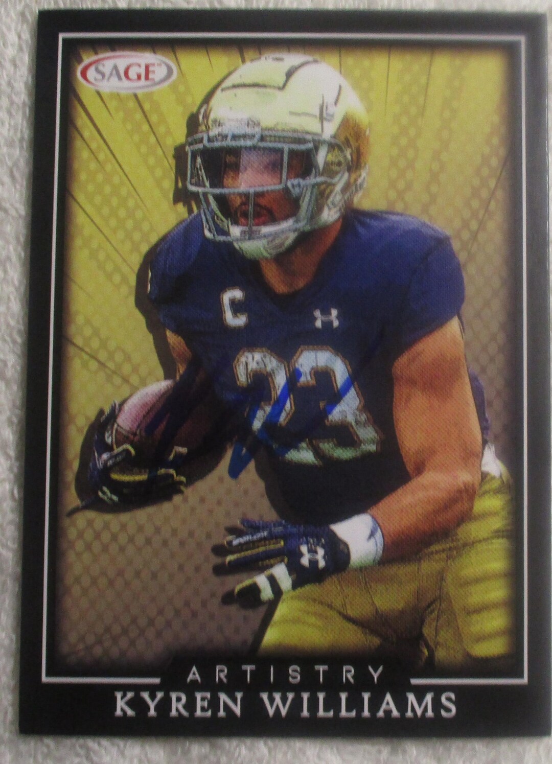 Kyren Williams Rookie Autographed Card Rams No COA - Etsy