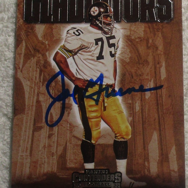 Joe Greene Autograph - Etsy