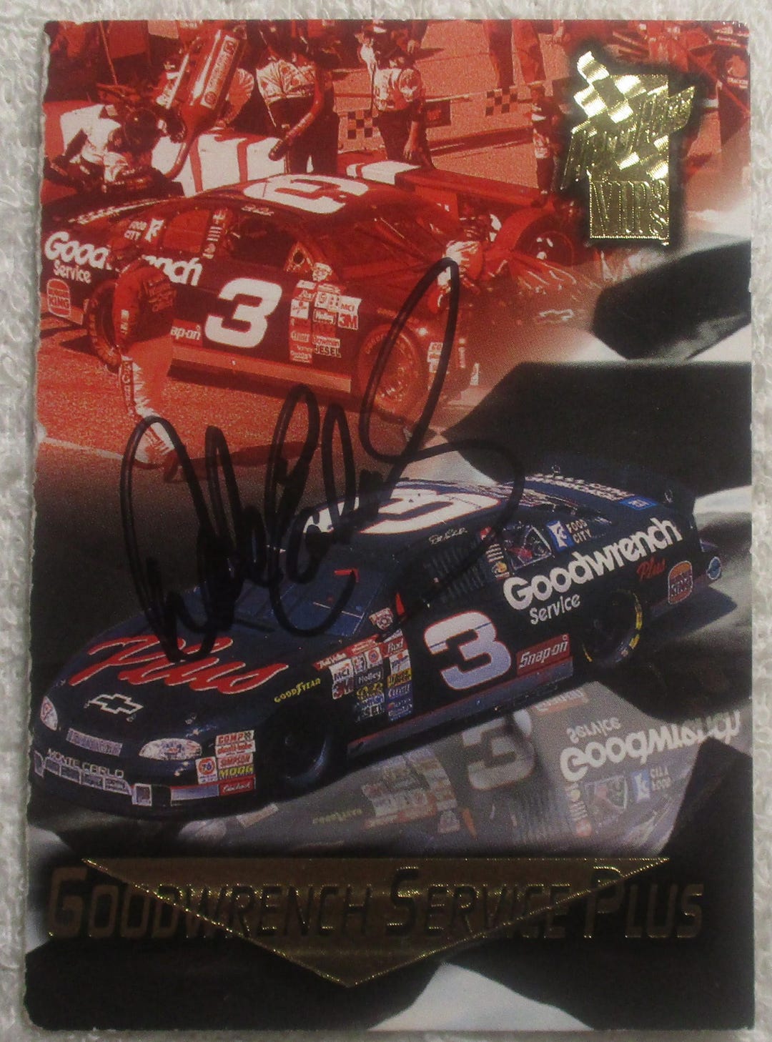 Dale Earnhardt Autographed Card NASCAR No COA - Etsy