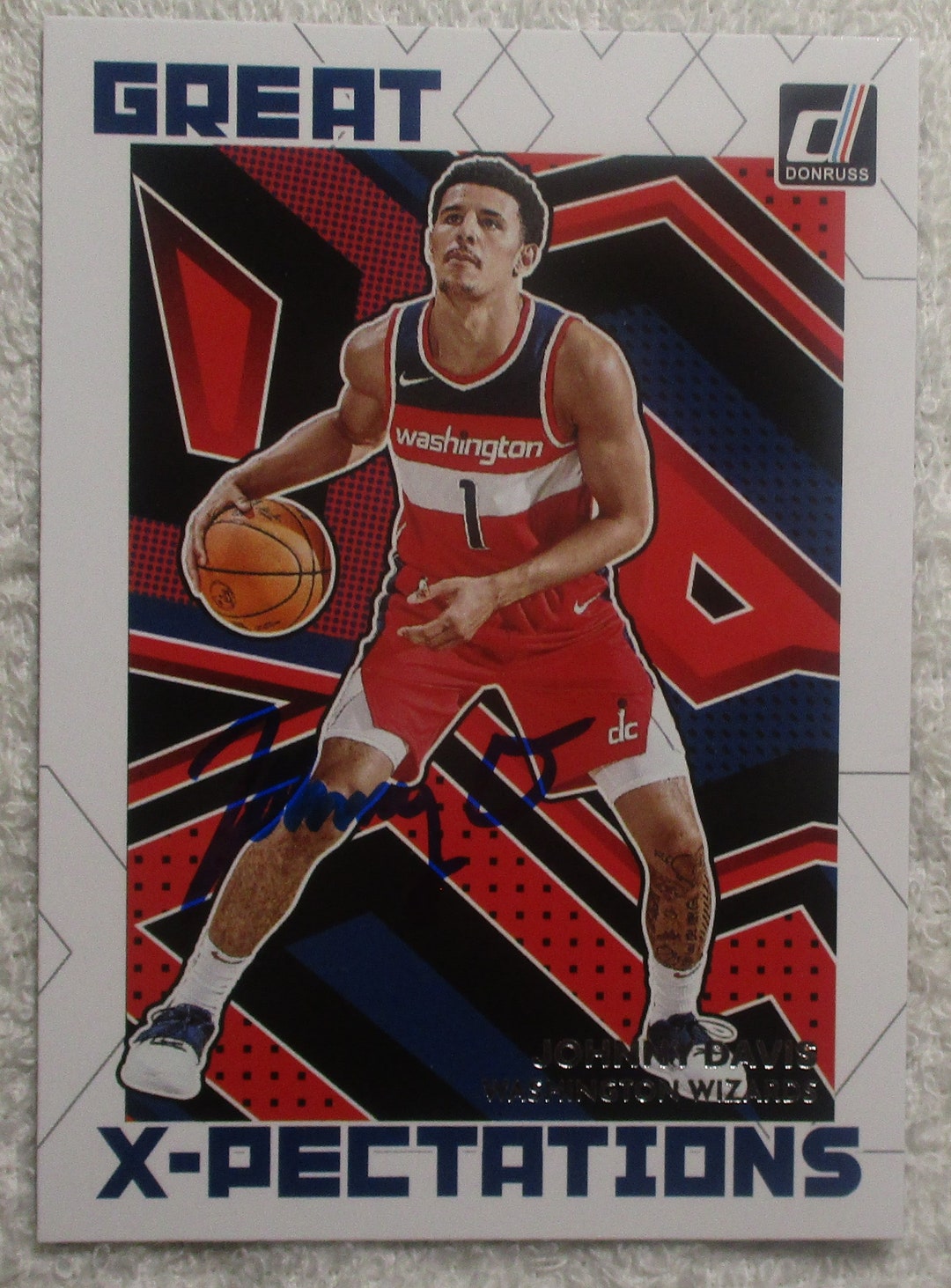 Johnny Davis Rookie Great Expectations Autographed Card Wizards No COA ...