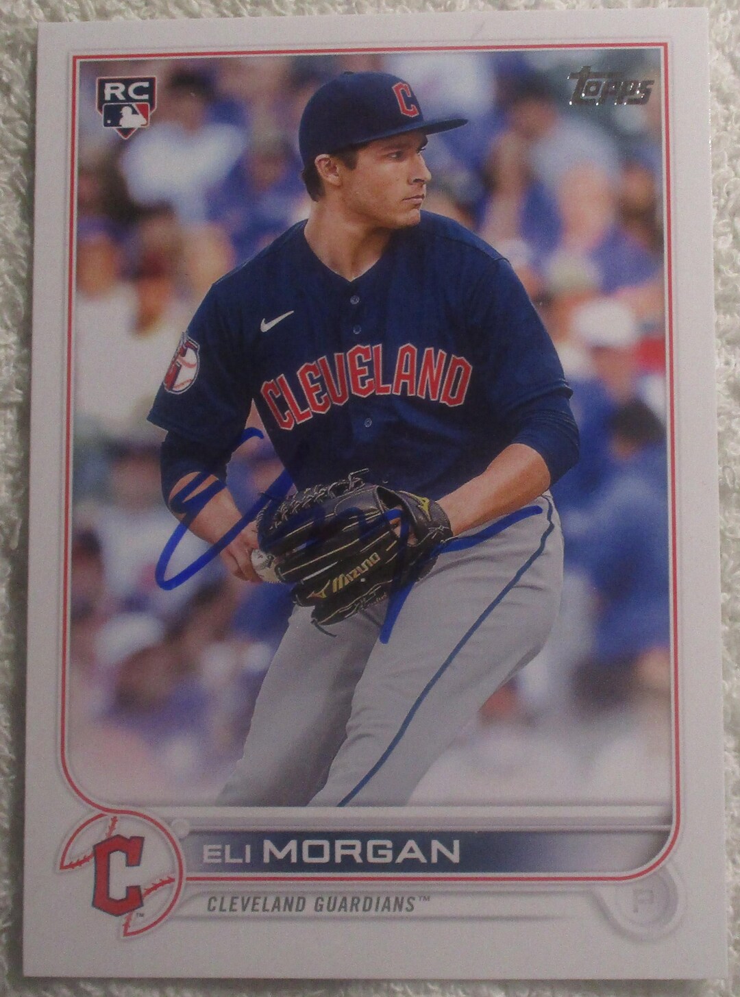 Eli Morgan Rookie Autographed Card Guardians No COA - Etsy