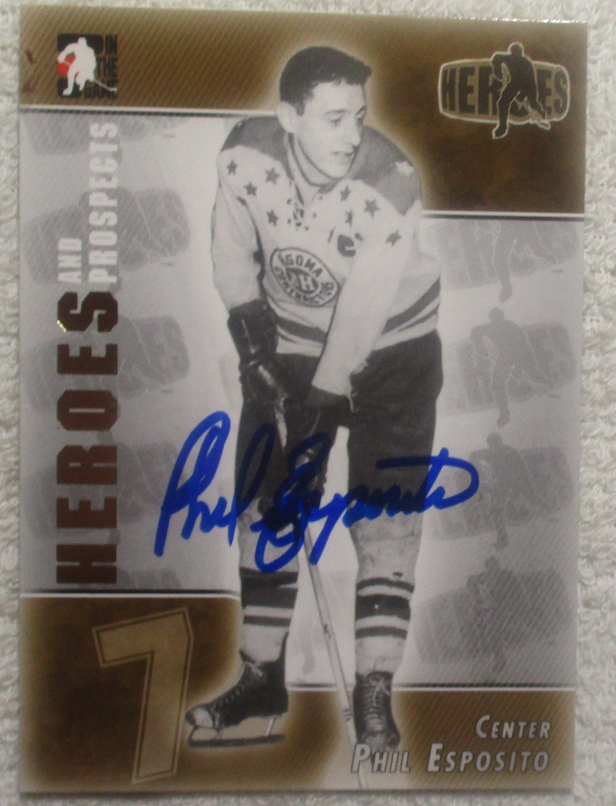 Phil Esposito Heroes Autographed Card Bruins No COA - Etsy