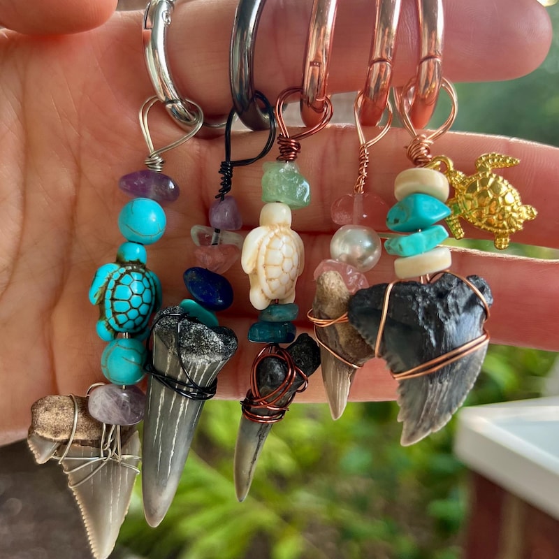 Beaded Key Chains Shark - Etsy