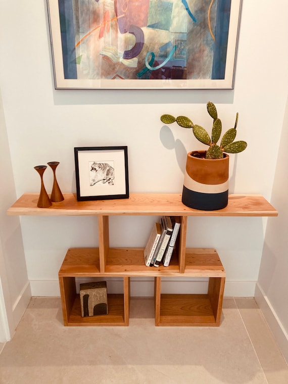 Cherry Wood Display Shelf - Etsy