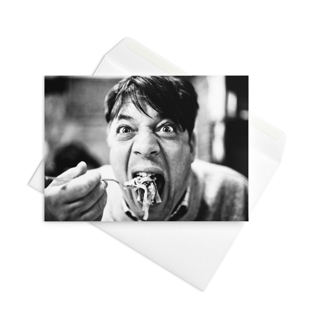 Italian Guy is Eating Pasta Card for Every Occasion - Etsy