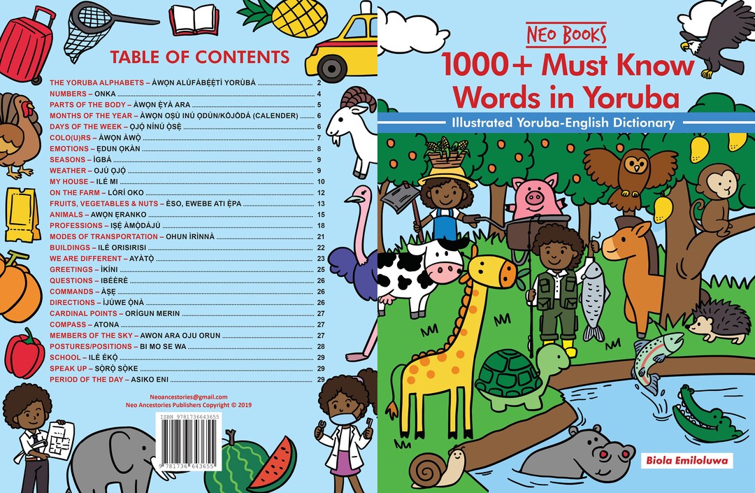 1000+ Must Know Words in Yoruba - Etsy
