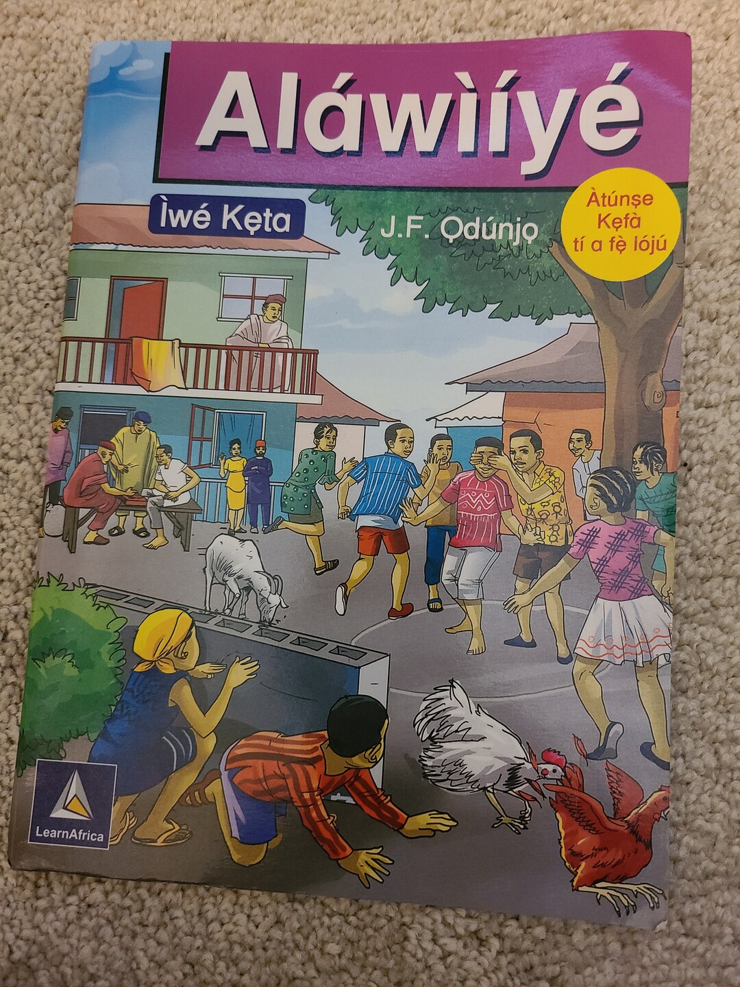 Alawiye Iwe Keta by J.F Odunjo. Alawiye Yoruba Book 3 - Etsy