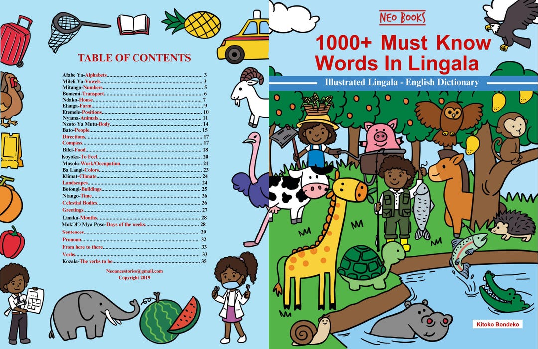 1000+ Must Know Words in Lingala - Etsy